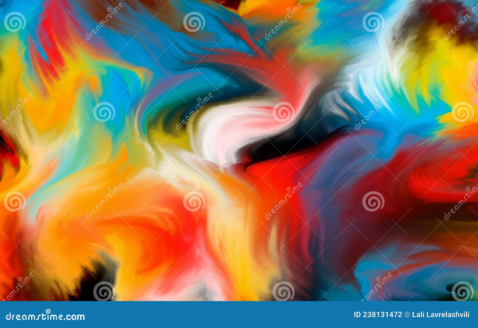 Abstract Clouds. Multicolor Dynamic Background. Colored Fluid Explosion ...