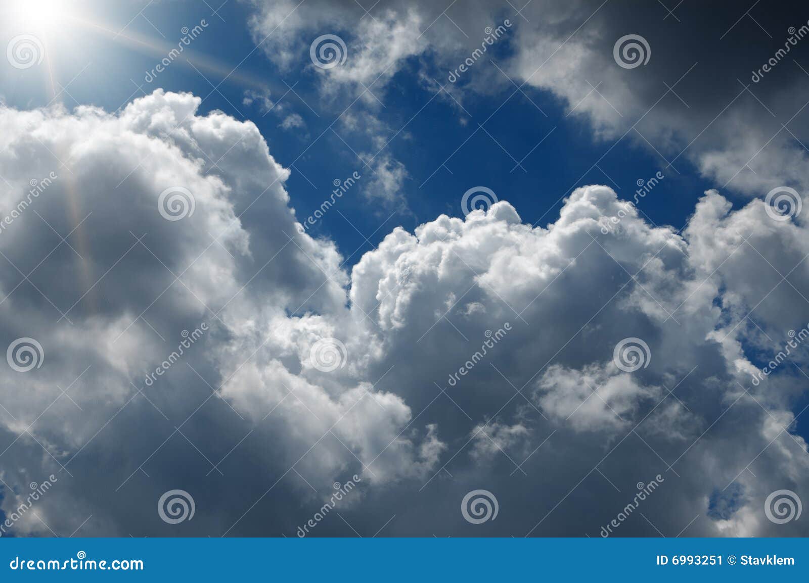 Abstract Cloudscape Background Stock Image - Image of beautiful ...