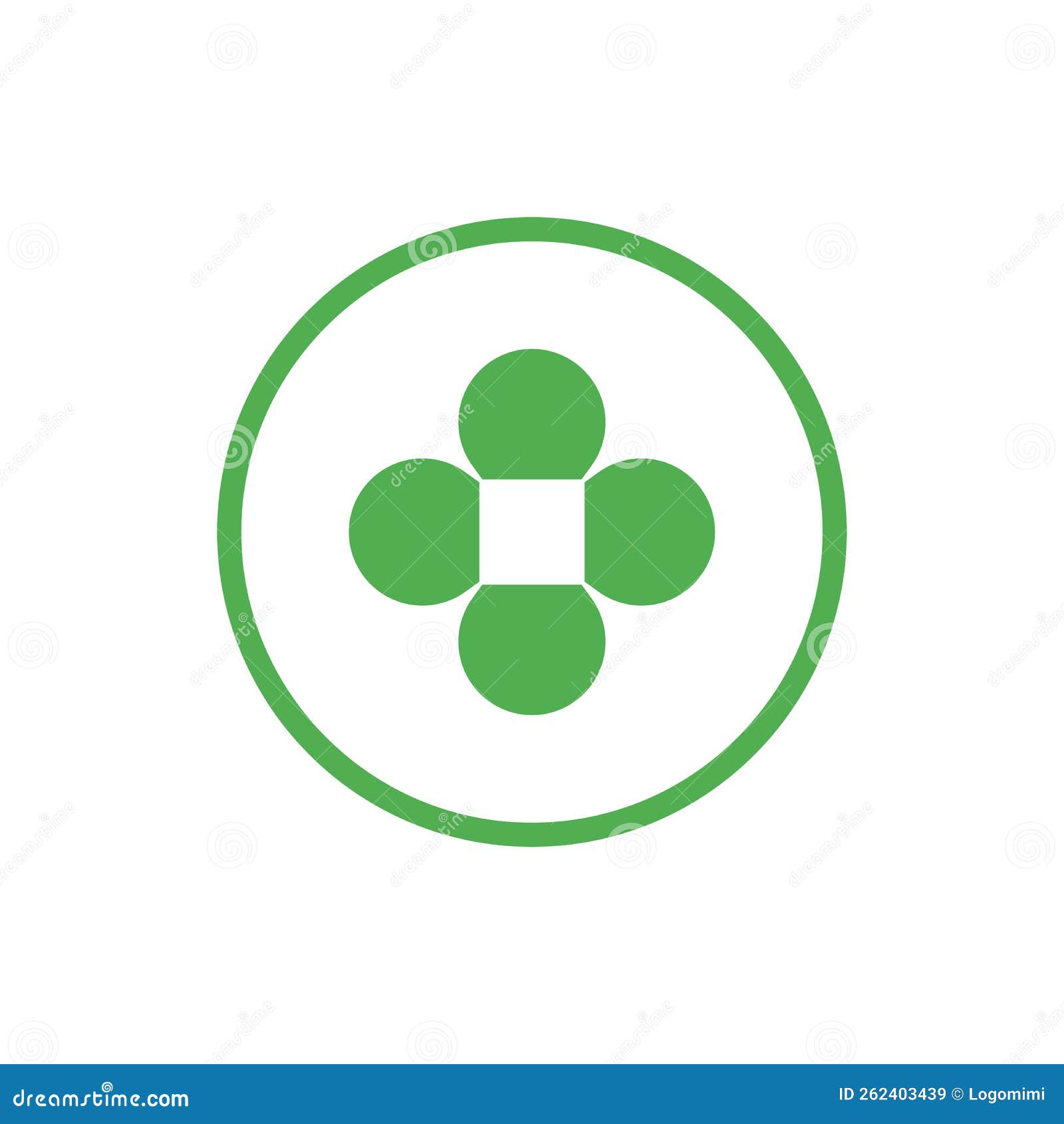 Abstract Clover Leaf Logo Icon Design - Vector Stock Vector ...