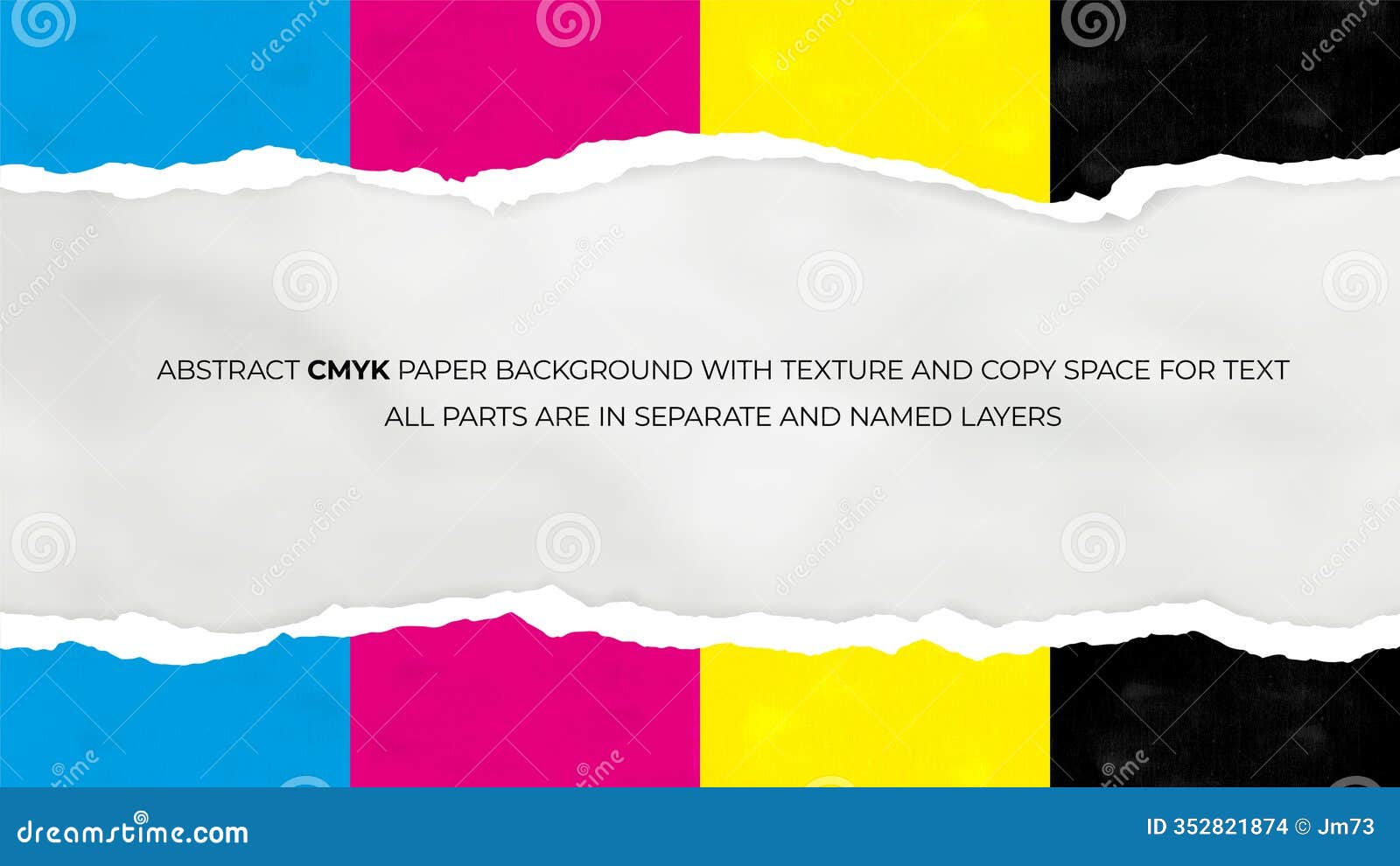 Cmyk Background, Polygraphic Template Vector Illustration ...