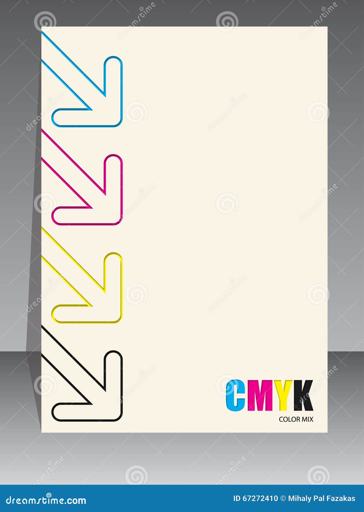 Abstract Cmyk Watercolor Splatter Background Vector Illustration ...