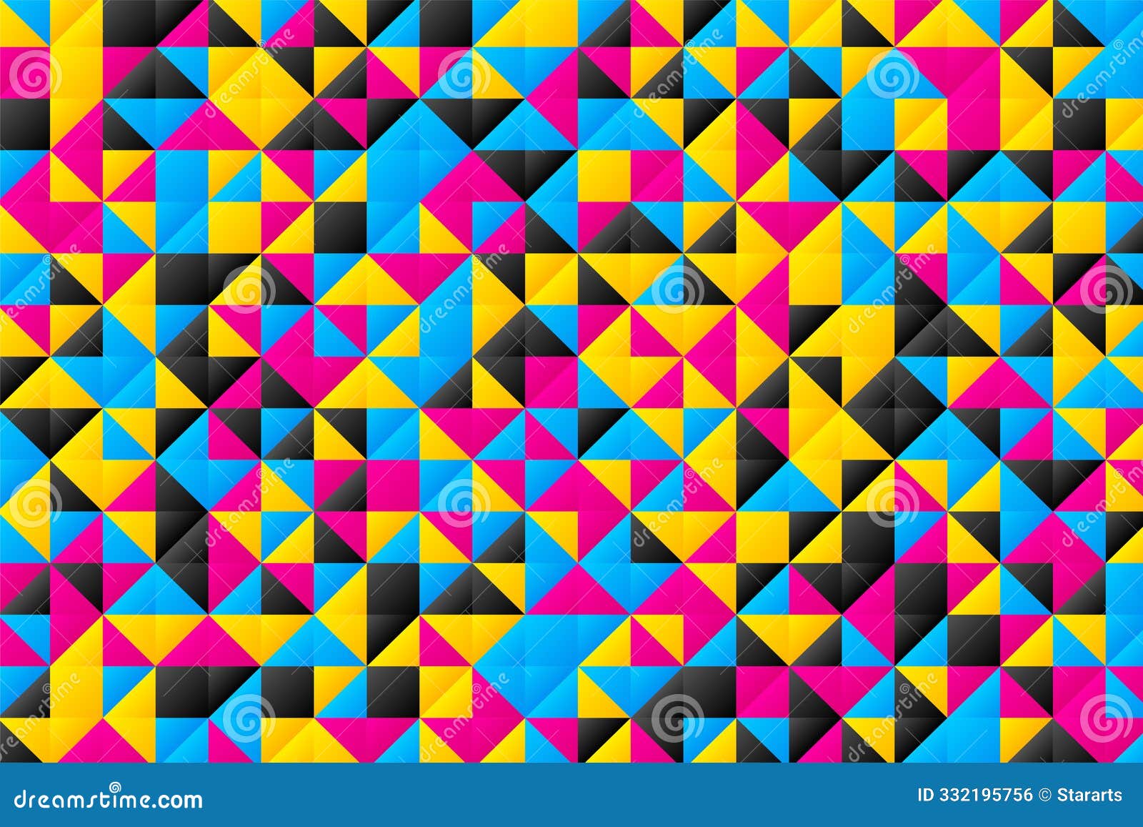 Abstract Cmyk Triangle Pattern Backdrop for Presentation Stock ...