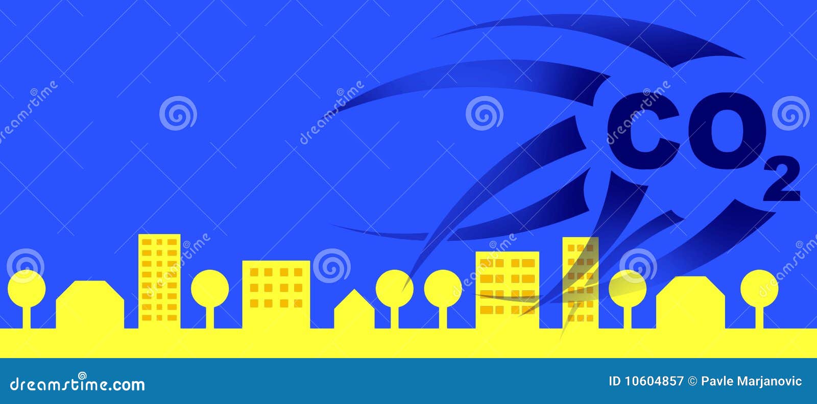 Abstract CO2 illustration stock illustration. Illustration of pollute ...