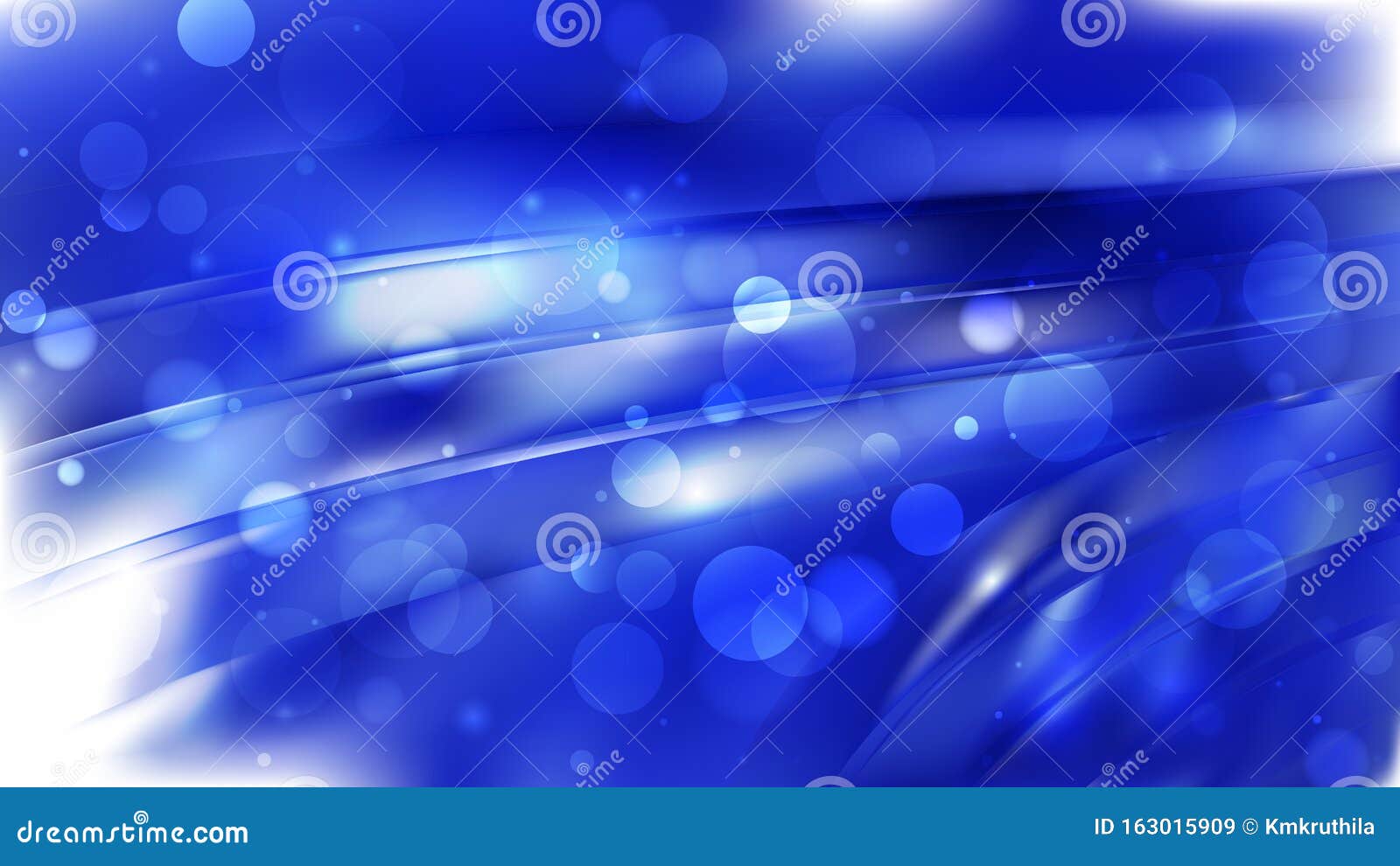 Abstract Cobalt Blue Defocused Lights Background Image Stock Vector ...