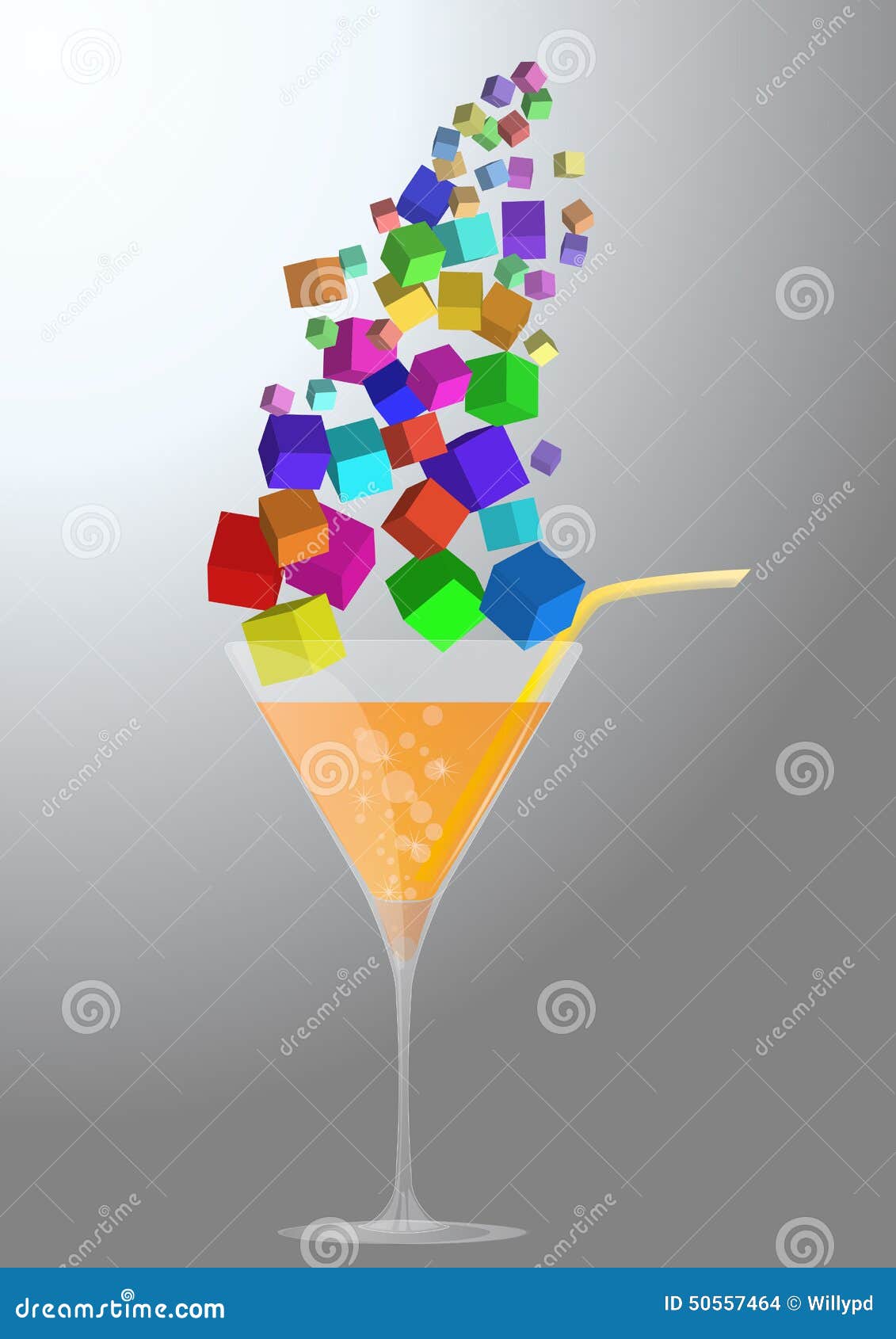 Abstract cocktail stock vector. Illustration of food - 50557464
