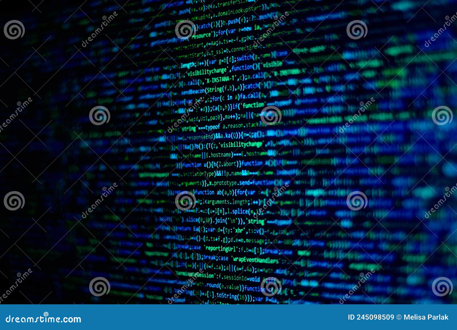 Abstract Code Background Stock Image Image Of Jquery 245098509