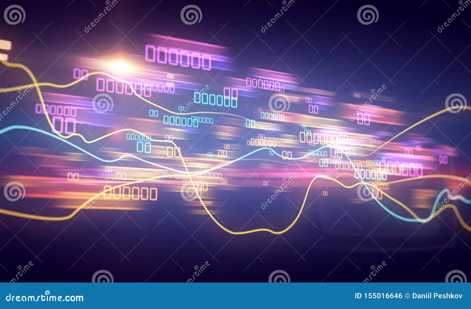 Abstract coding texture stock illustration. Illustration of blurry ...