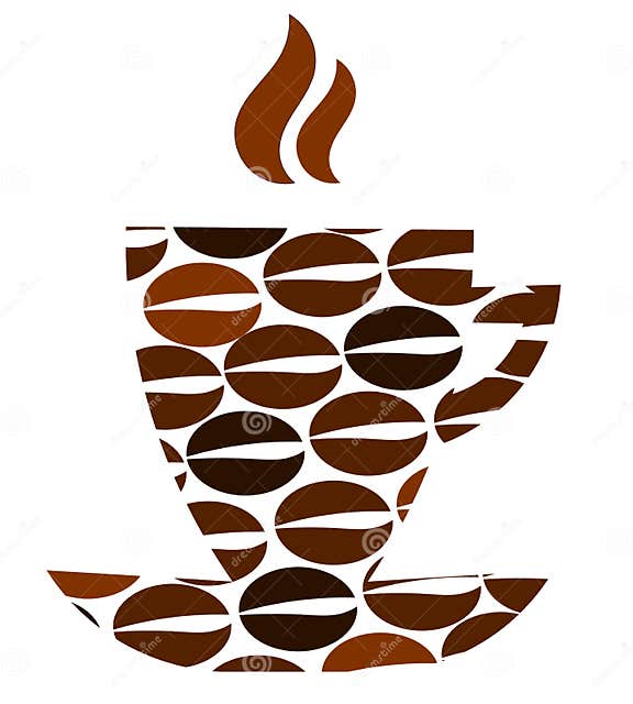 Abstract coffee stock vector. Illustration of espresso - 20859337
