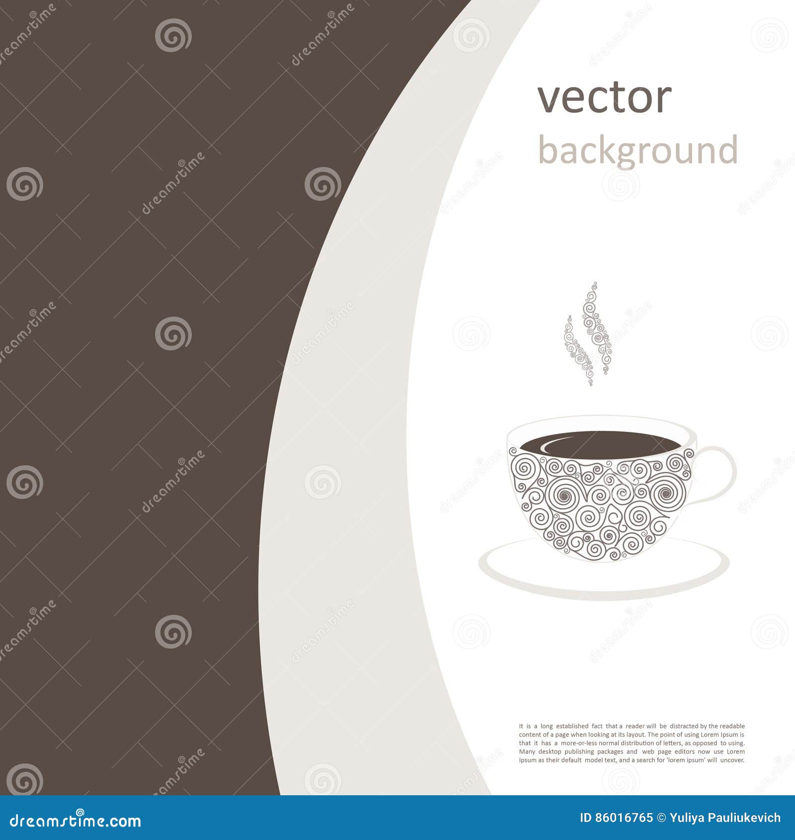 Abstract coffee background stock illustration. Illustration of color ...