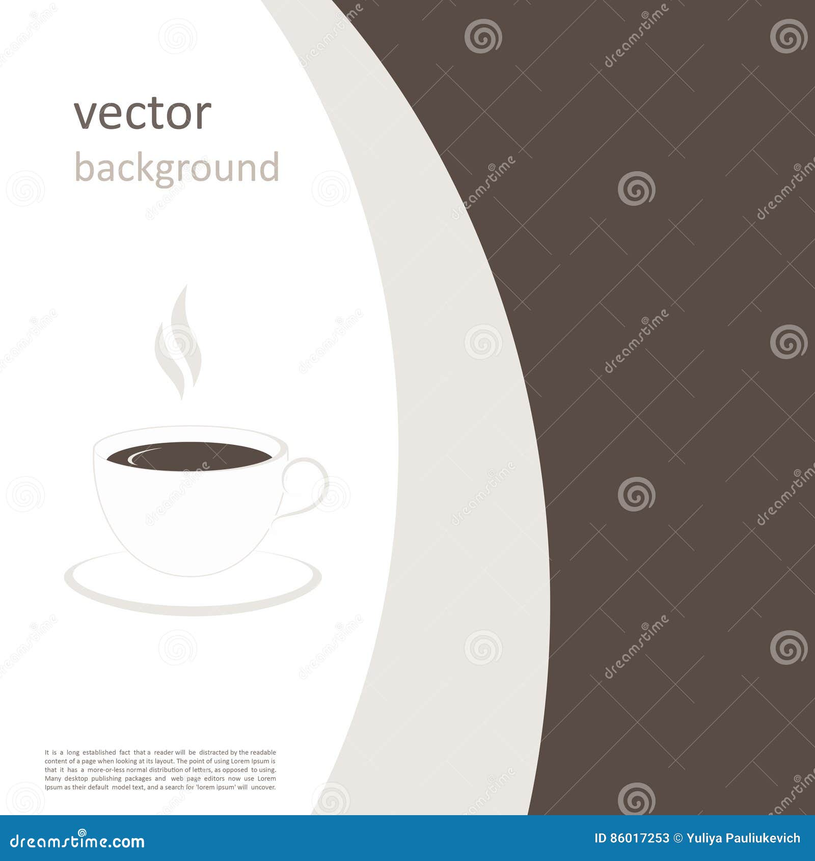 Abstract coffee background stock illustration. Illustration of coffee ...