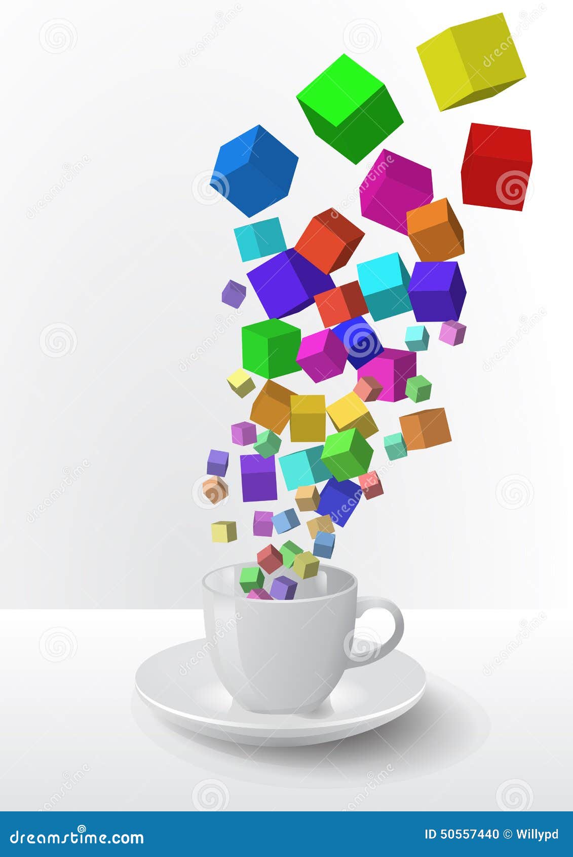 Abstract coffee cup stock vector. Illustration of cafe - 50557440