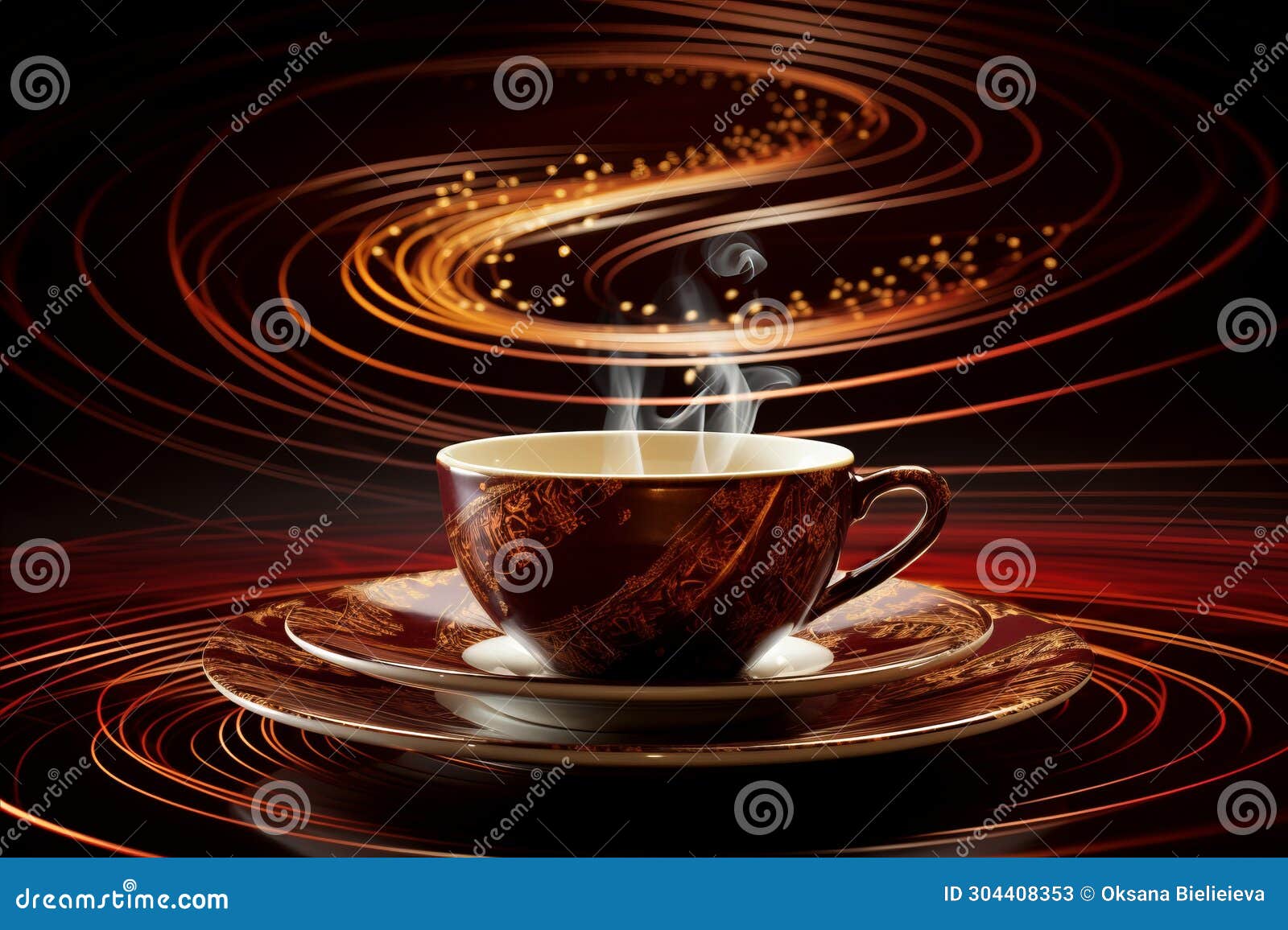 Abstract Coffee Cup Pattern - Modern High Resolution Design for ...