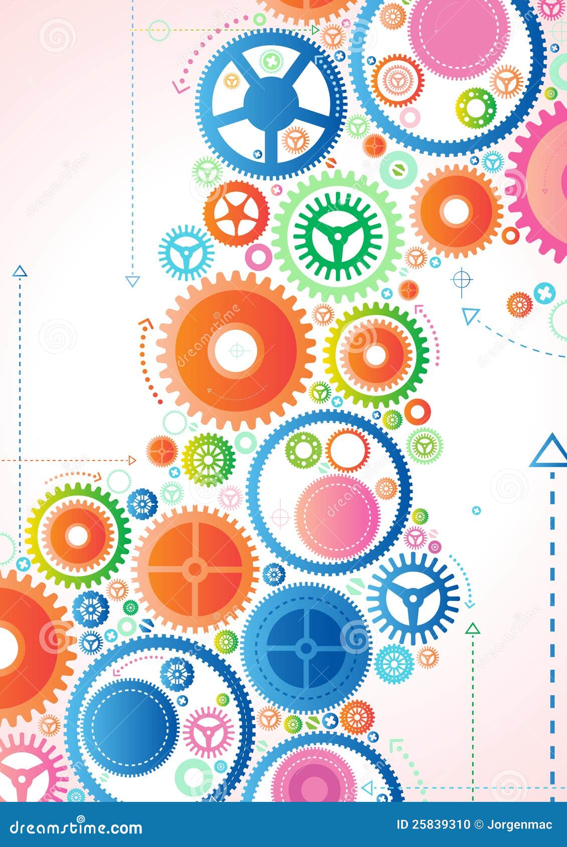 Abstract Cogs stock vector. Illustration of connection - 25839310