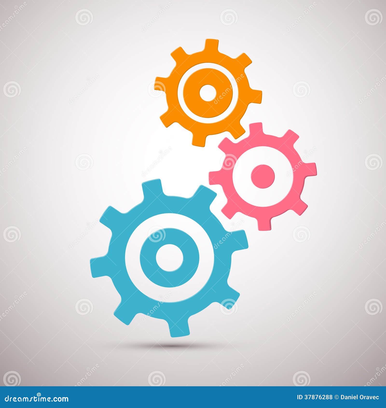 Abstract Cogs - Gears stock vector. Illustration of clock - 37876288