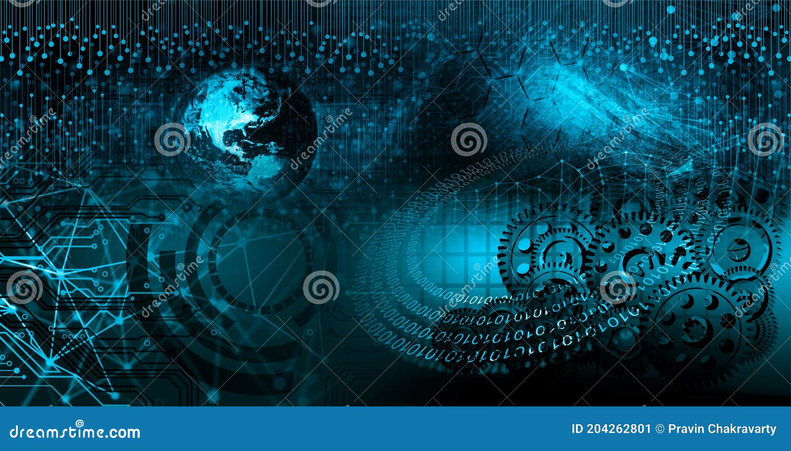 Abstract Cogs Technology Background Hi-tech Communication Concept ...