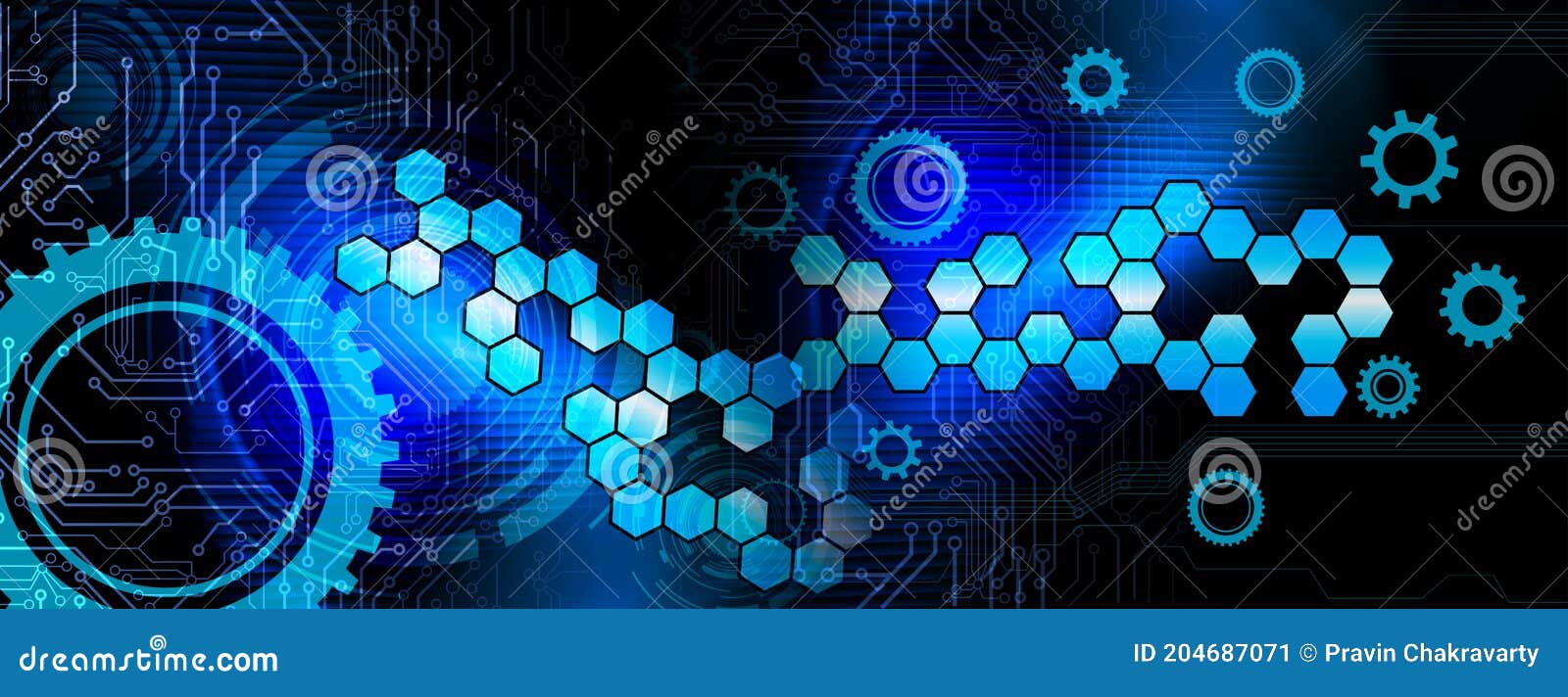 Abstract Cogs Technology Background Hi-tech Communication Concept ...