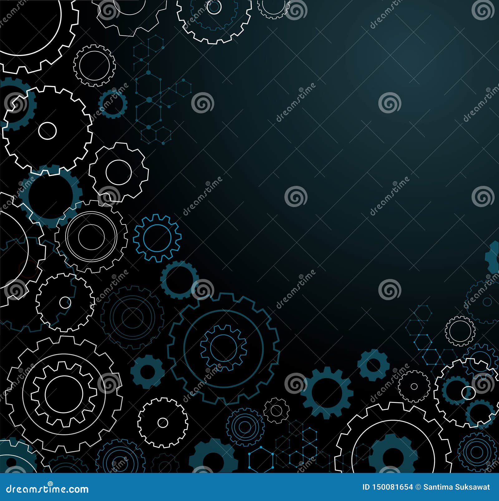 Abstract Cogs Wheel Background Vector Illustration EPS10 Stock Vector ...