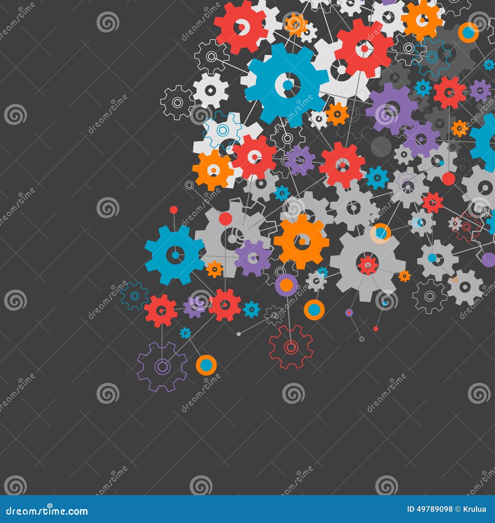Abstract Cogwheel Background Technology Theme for Your Business. Stock ...