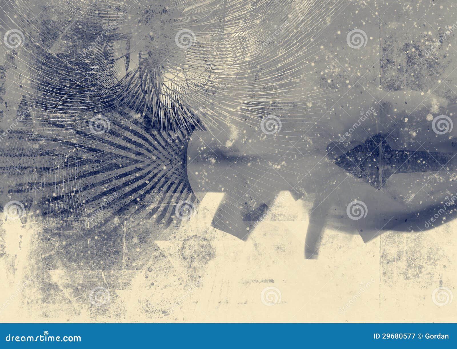 Abstract Collage Background or Texture Stock Illustration ...