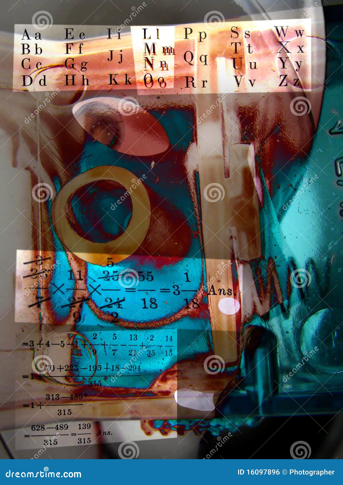 Abstract Sci-fi Collage With Dark Planet In Space, Ufo Flies Above ...