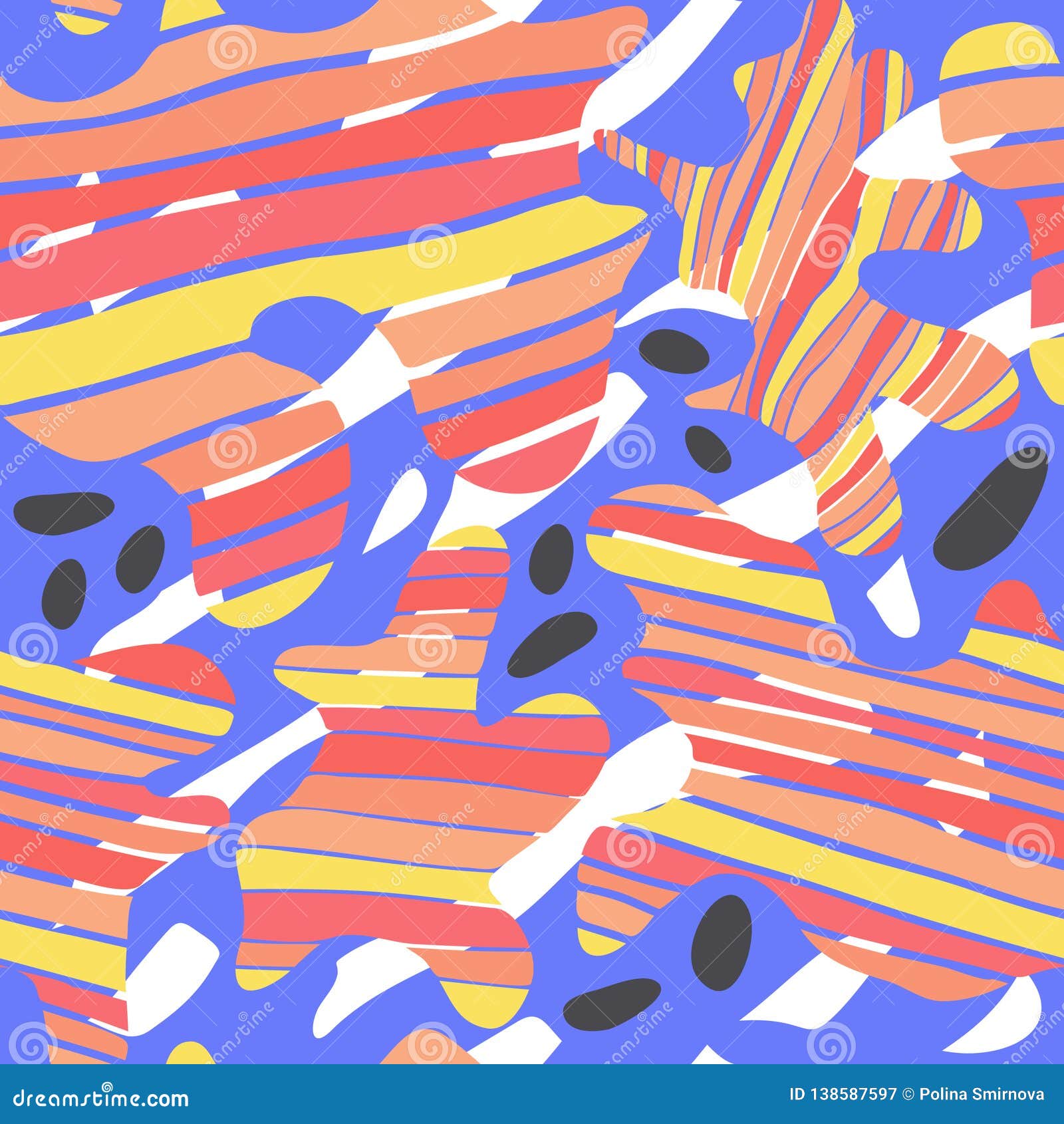 Abstract Collage Structure Seamless Pattern Stock Vector - Illustration ...