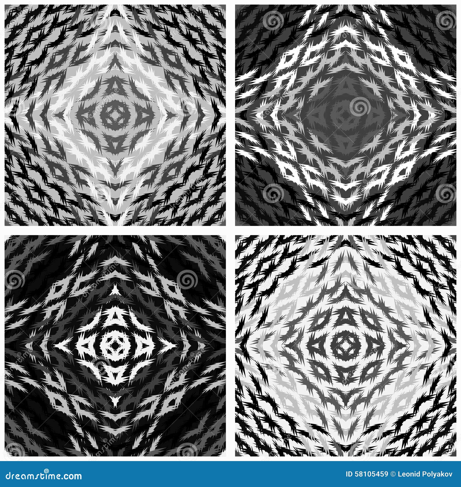 Abstract Collection of in a Classic Style Background Stock Vector ...