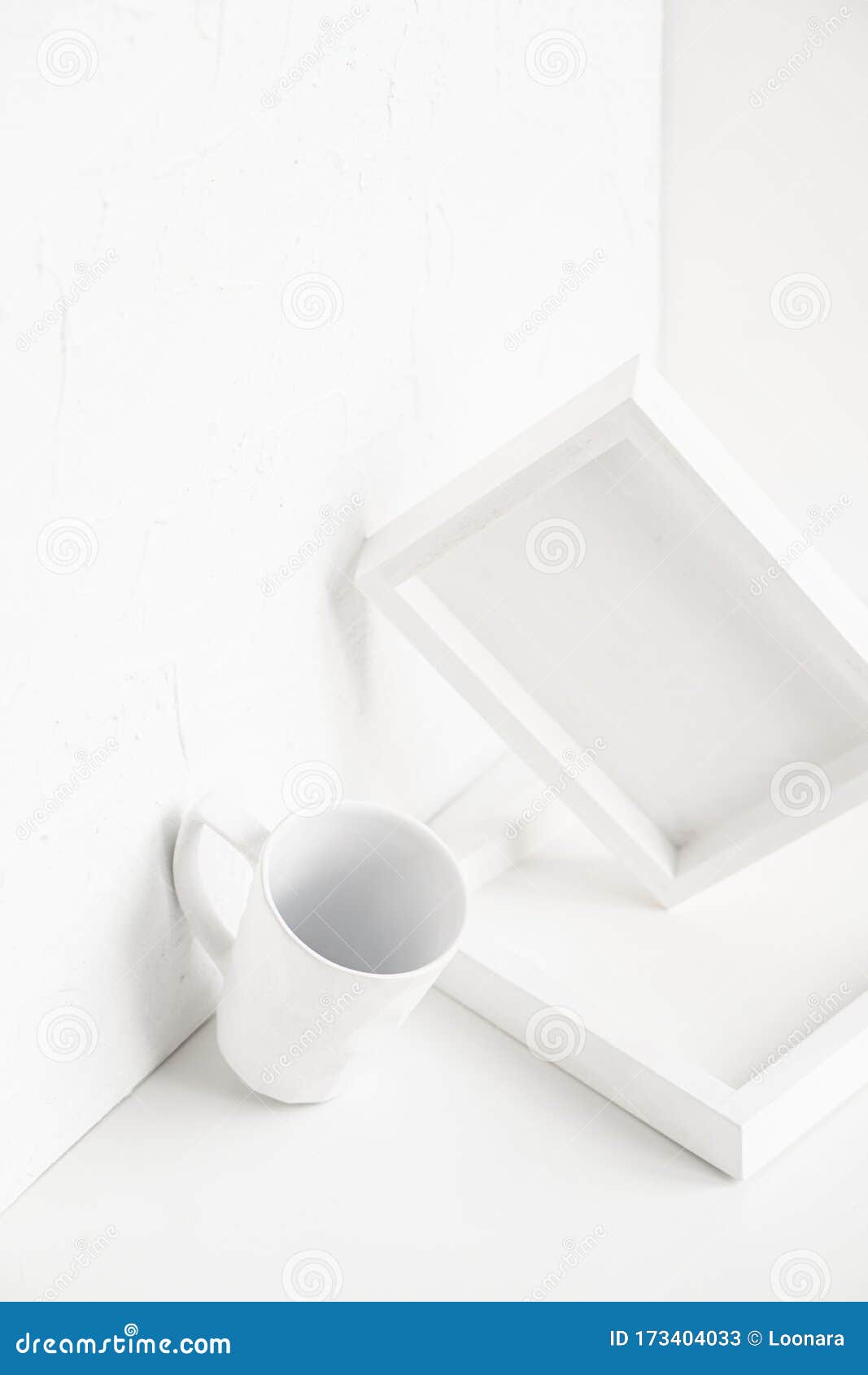 Abstract Collection of Different White Objects, Modern Minimal Decor ...