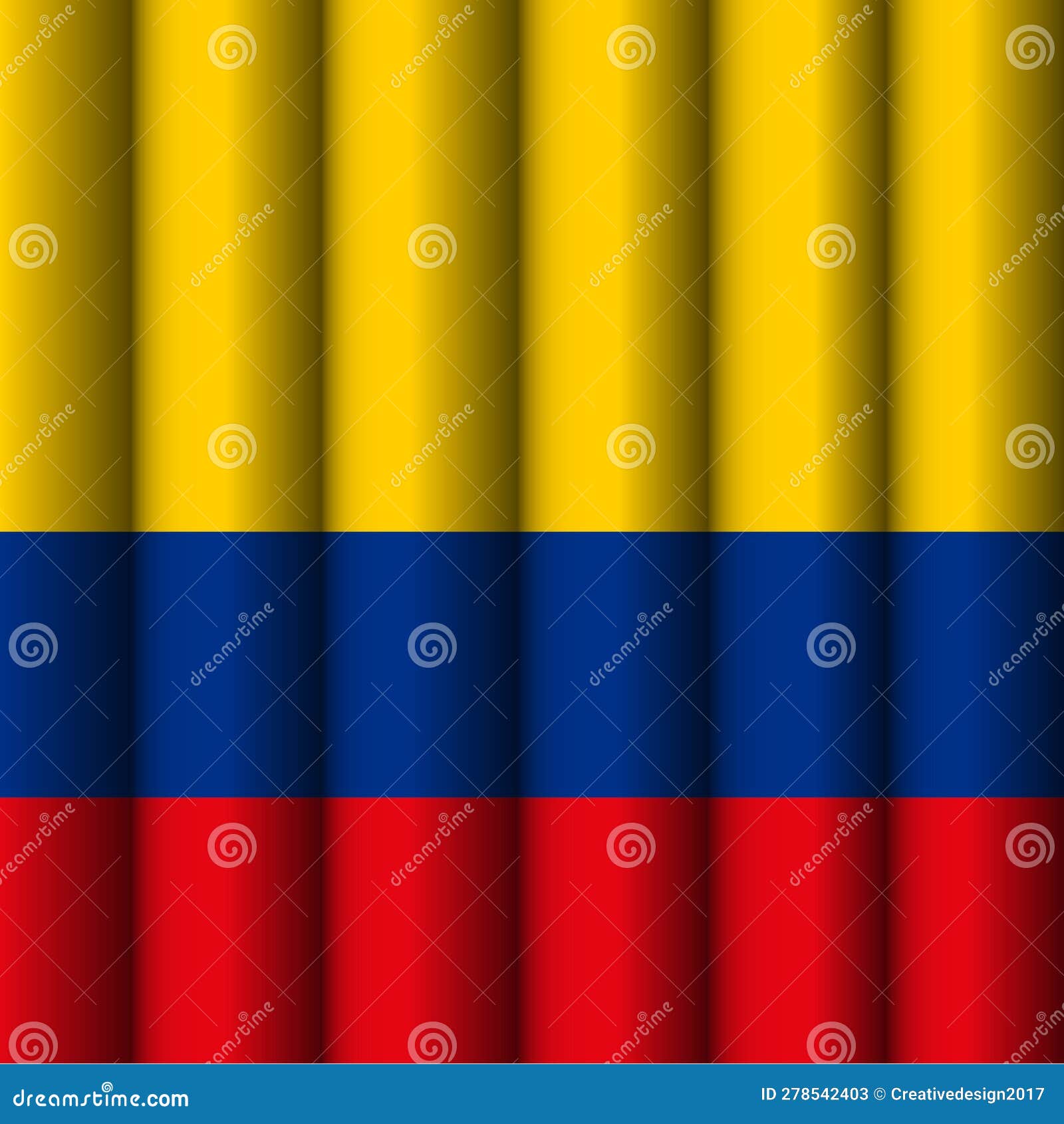 Abstract Colombia Flag Background Vector Stock Vector - Illustration of ...