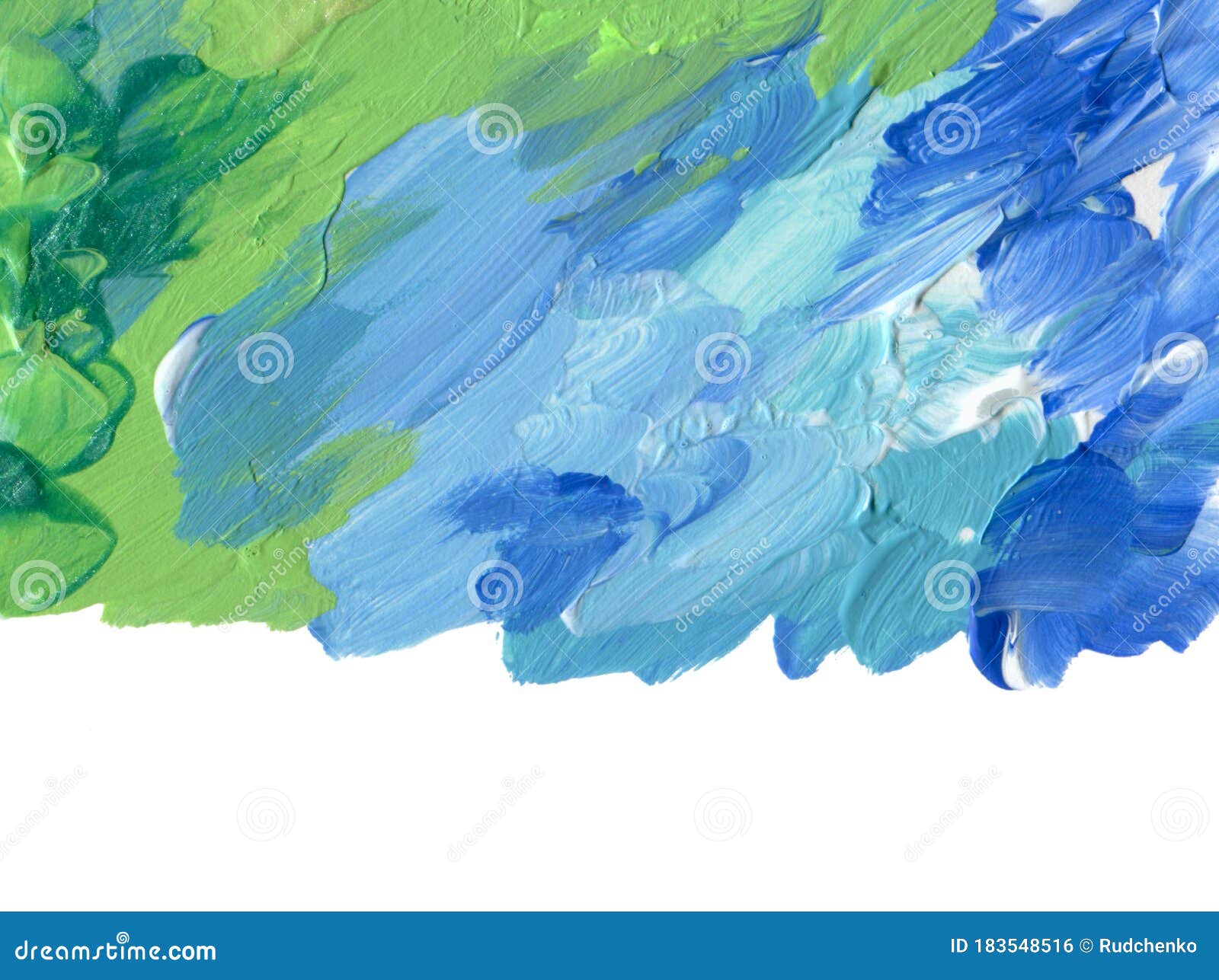 Abstract Color Acrylic Brush Strokes Paint Stock Photo - Image of ...