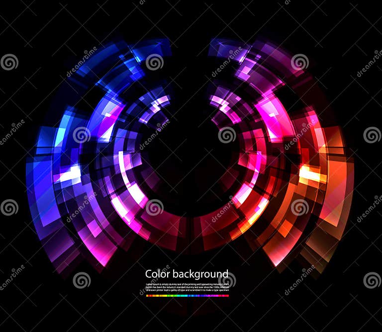 Abstract color background stock vector. Illustration of composition ...