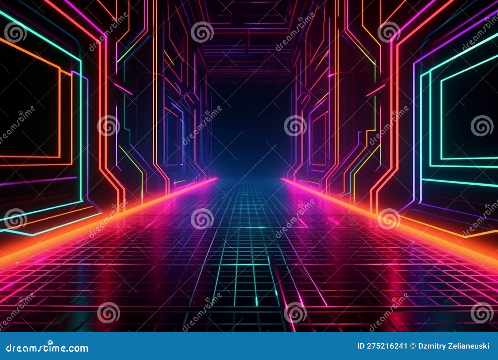 Abstract Color Background. Generative AI. Stock Illustration ...
