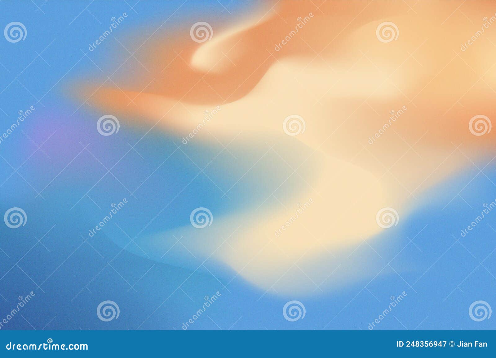 Abstract Color Background. Nature Gradient Backdrop Stock Illustration ...