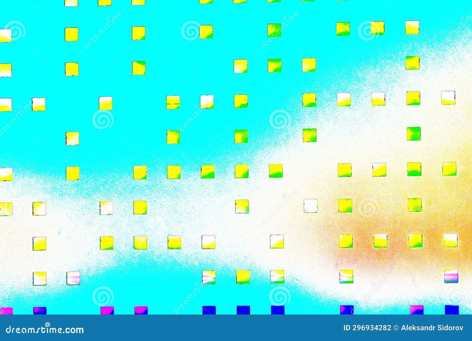 Abstract Color Background with Square Pattern and Copy Space. Lots of ...