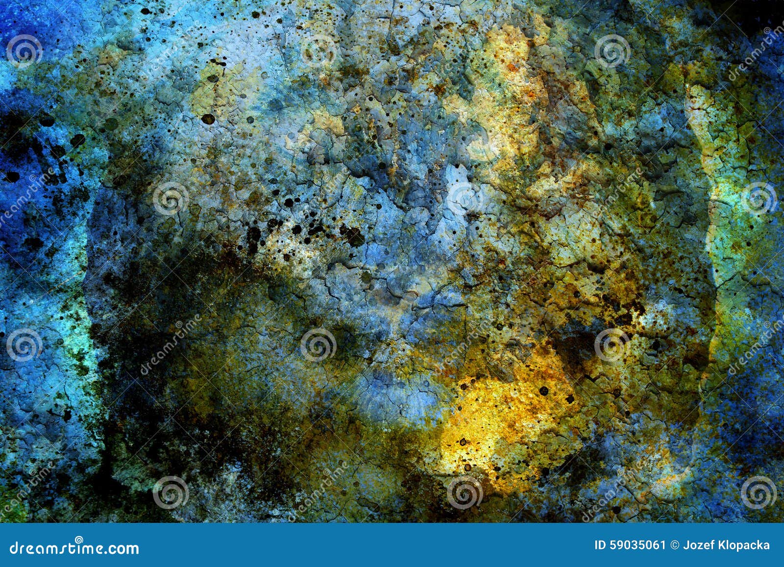 Abstract Color Backgrounds, Collage with Spots Stock Illustration ...