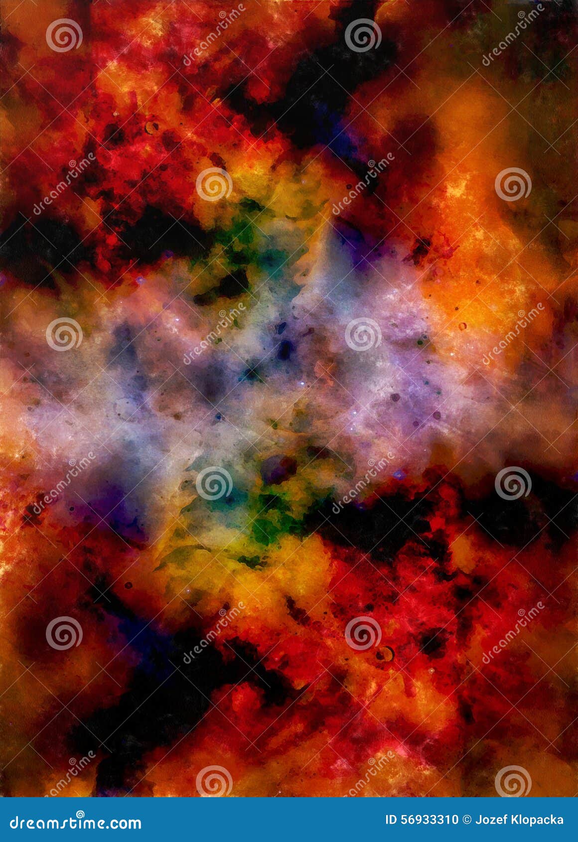 Abstract Color Backgrounds, Painting Collage with Spots, Rust Structure ...