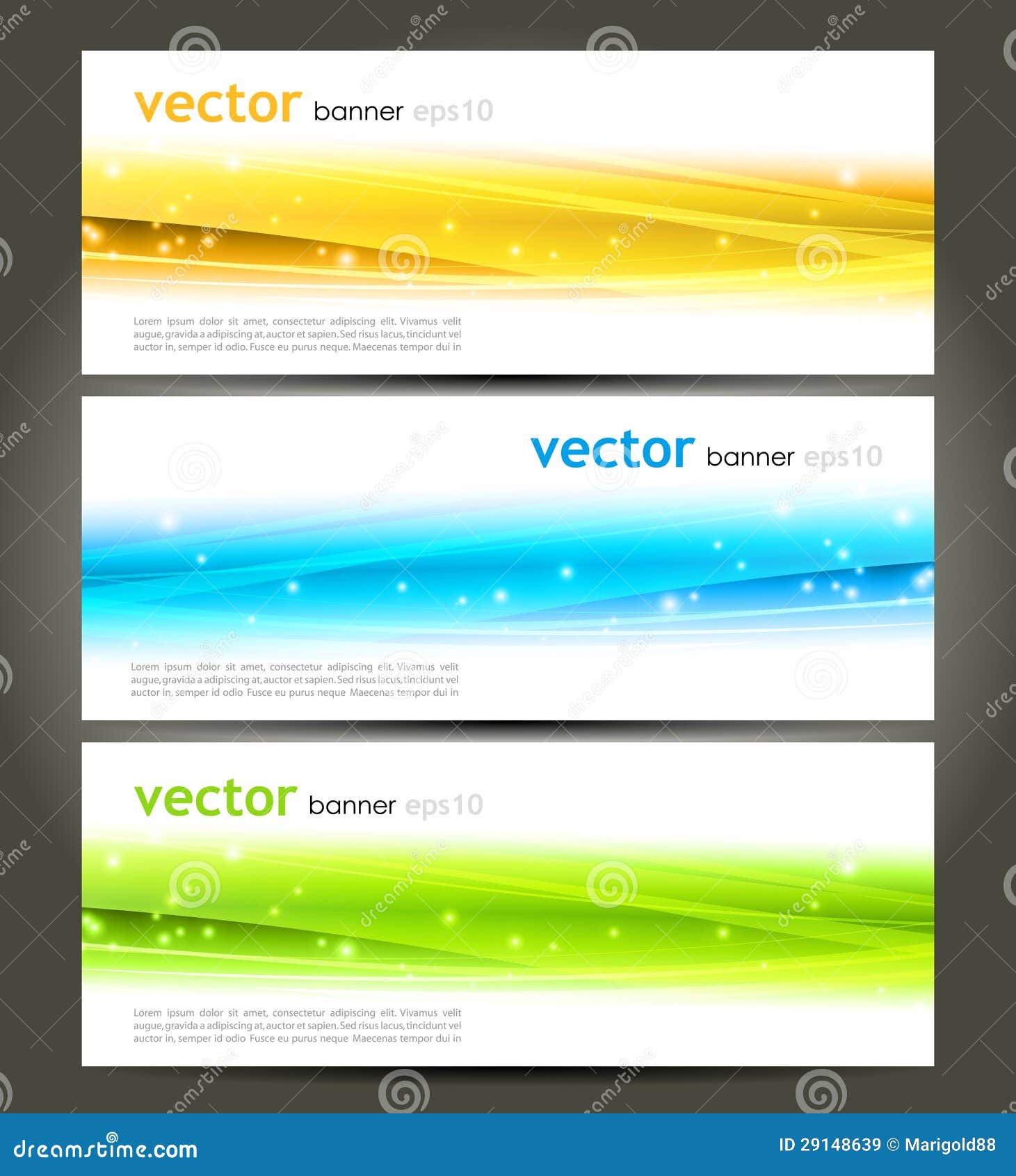 Abstract color banner stock vector. Illustration of frame - 29148639