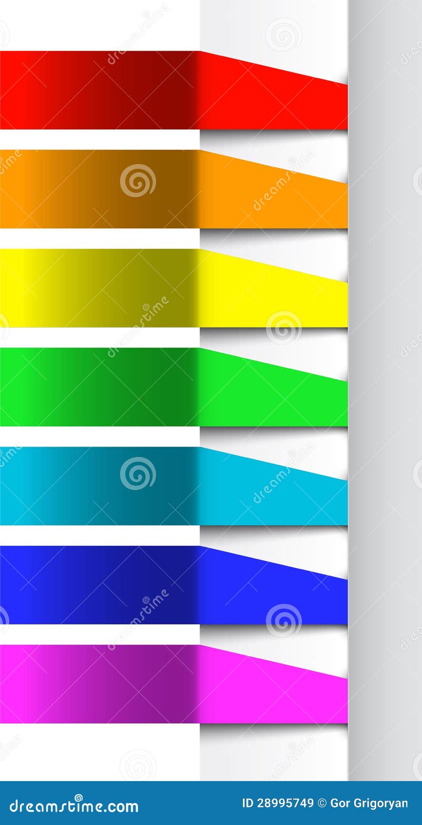 Abstract Color Banners Template Stock Vector - Illustration of label ...