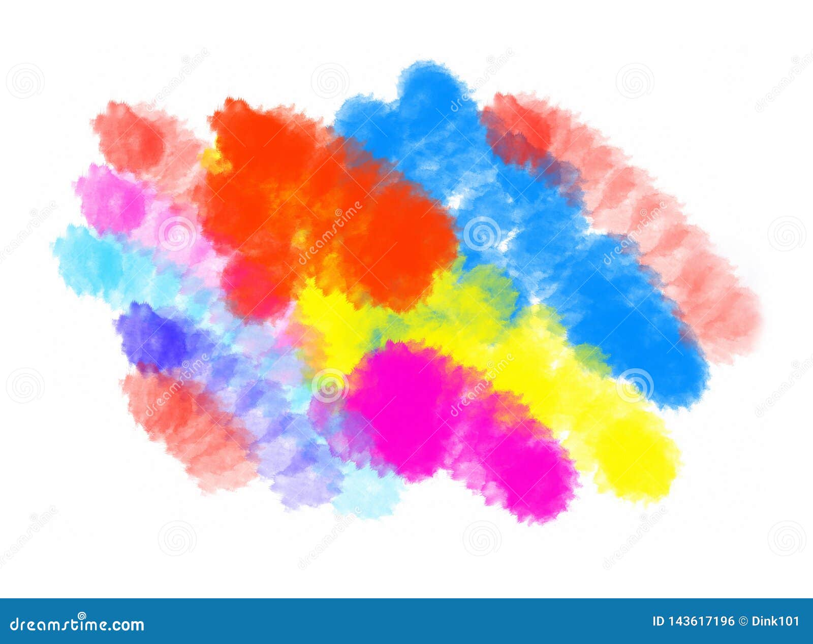 Abstract Color Blots Texture Stock Illustration - Illustration of ...