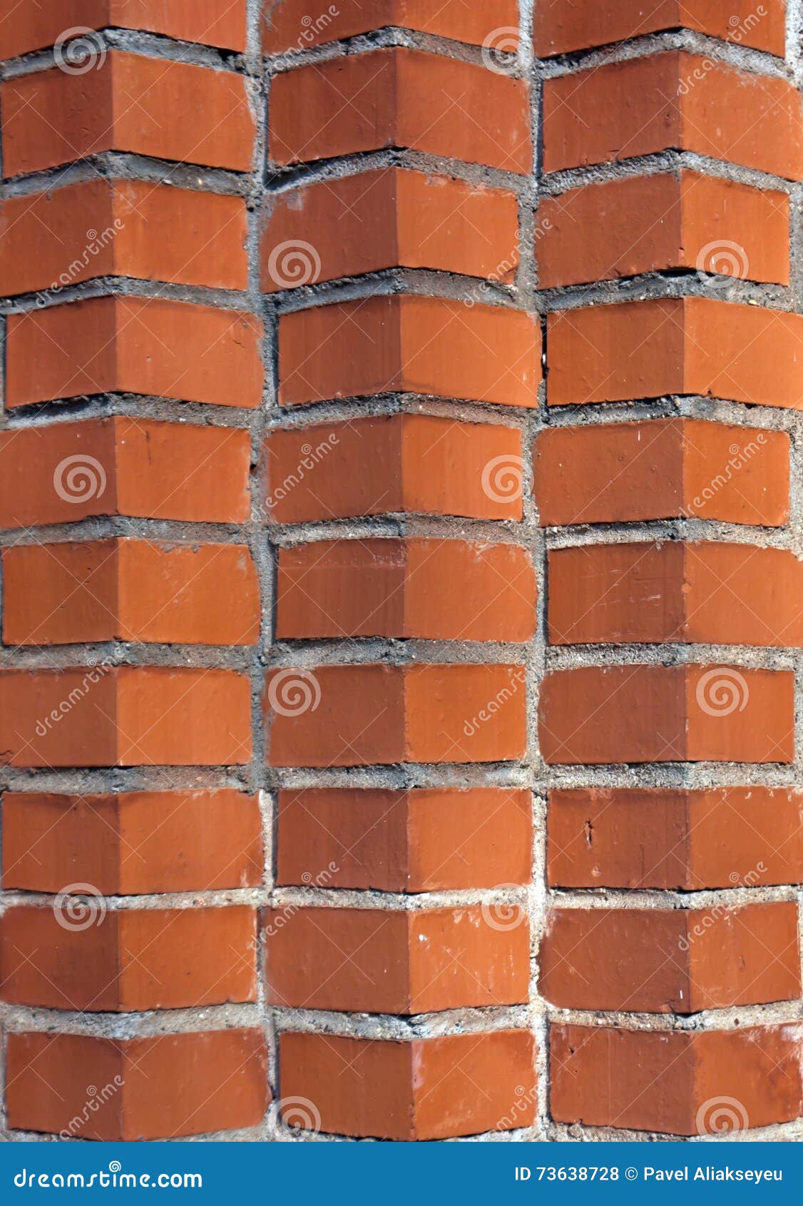 Abstract Color Brick Wall Texture. Stock Photo - Image of contemporary ...