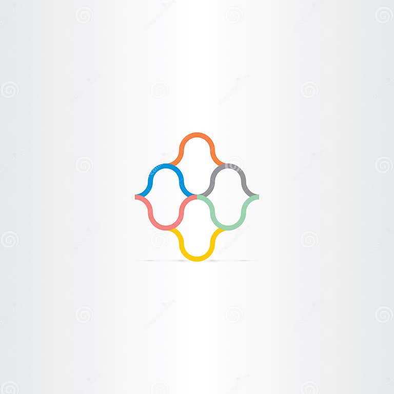 Abstract Color Business Logo Vector Element Stock Vector - Illustration ...