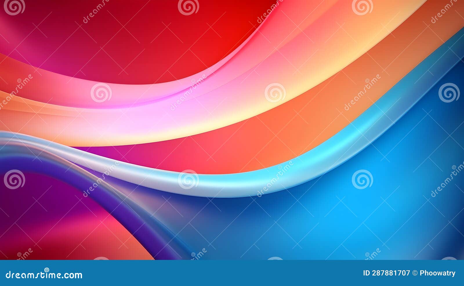 Abstract Color Closeup Gradient Curves Stock Illustration ...