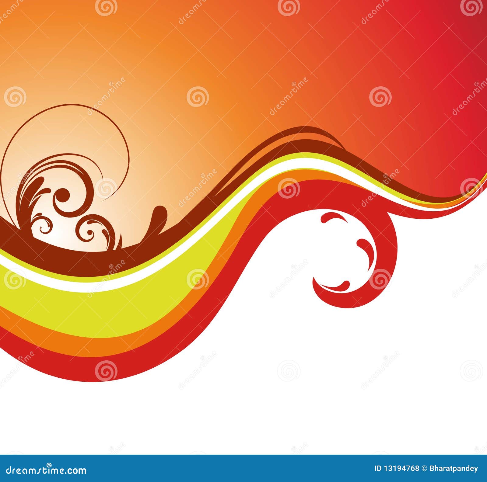 Abstract Color Creative Design Wave Stock Vector - Illustration of ...
