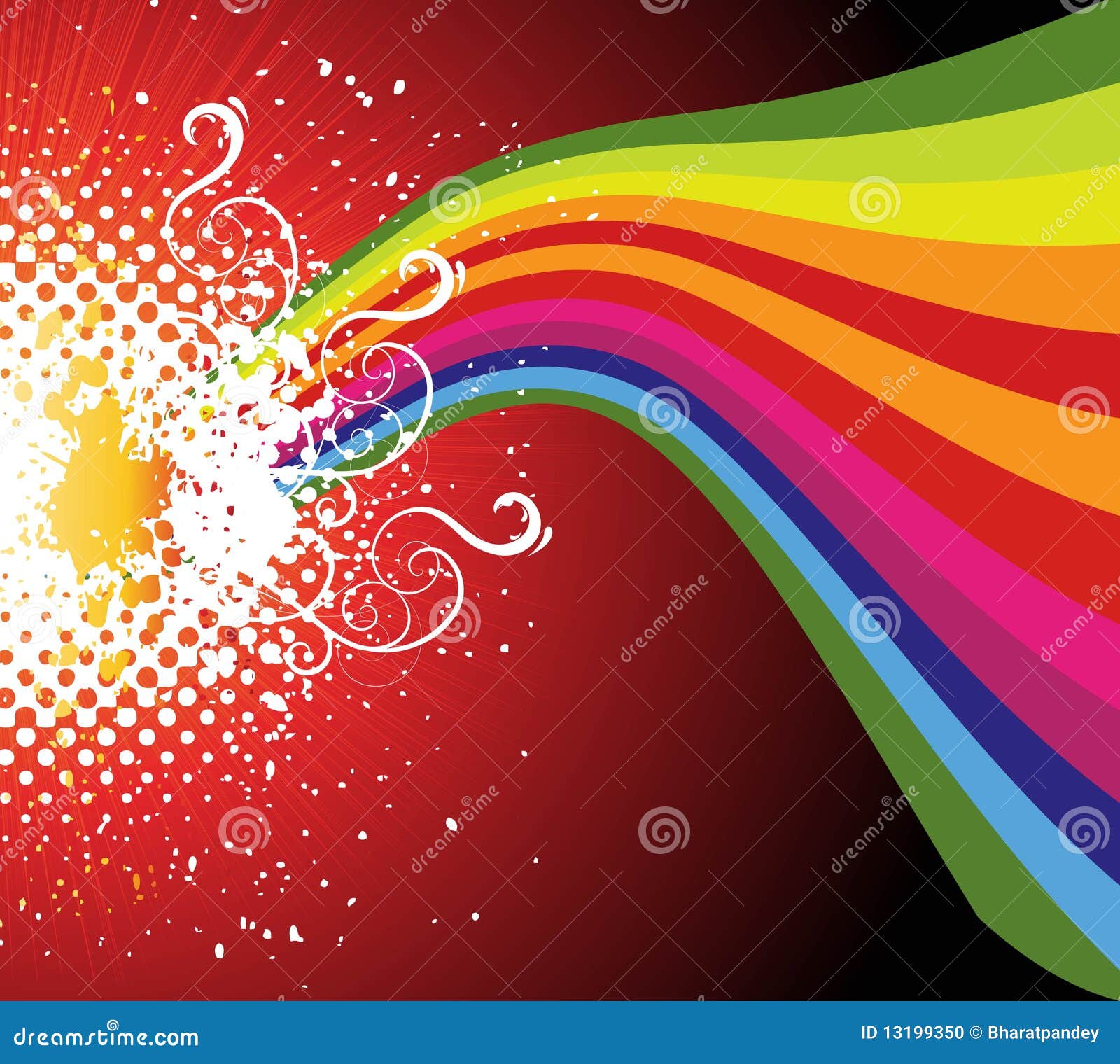 Abstract Color Creative Design Wave Stock Vector - Illustration of ...