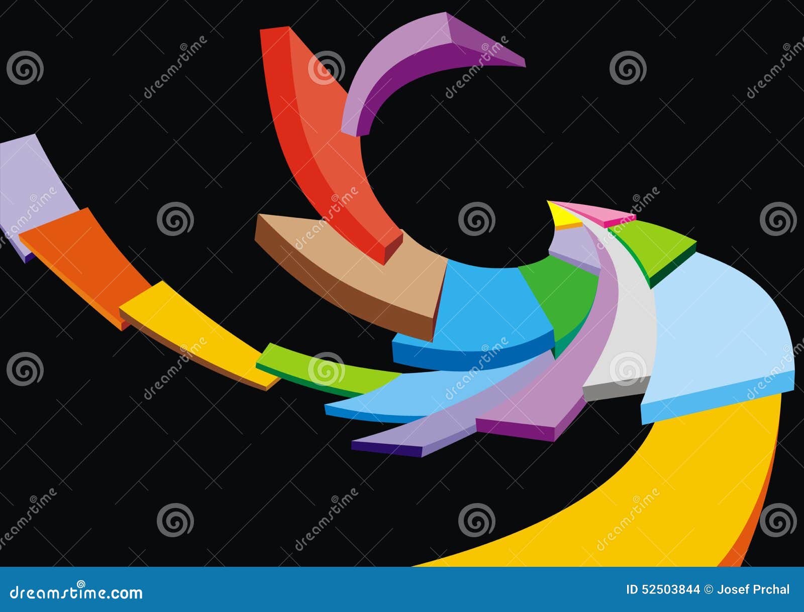 Abstract Color Curves Background Stock Vector - Illustration of nature ...