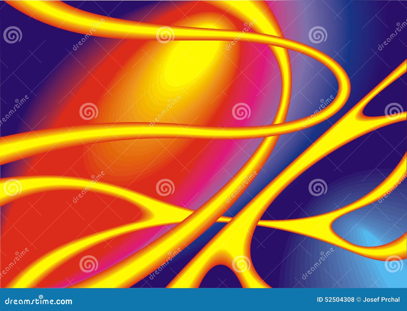 Abstract Color Curves Background Stock Vector - Illustration of ...