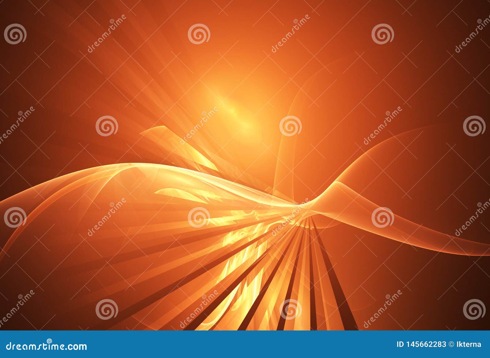 Abstract Color Dynamic Background with Lighting Effect. Fractal Art ...