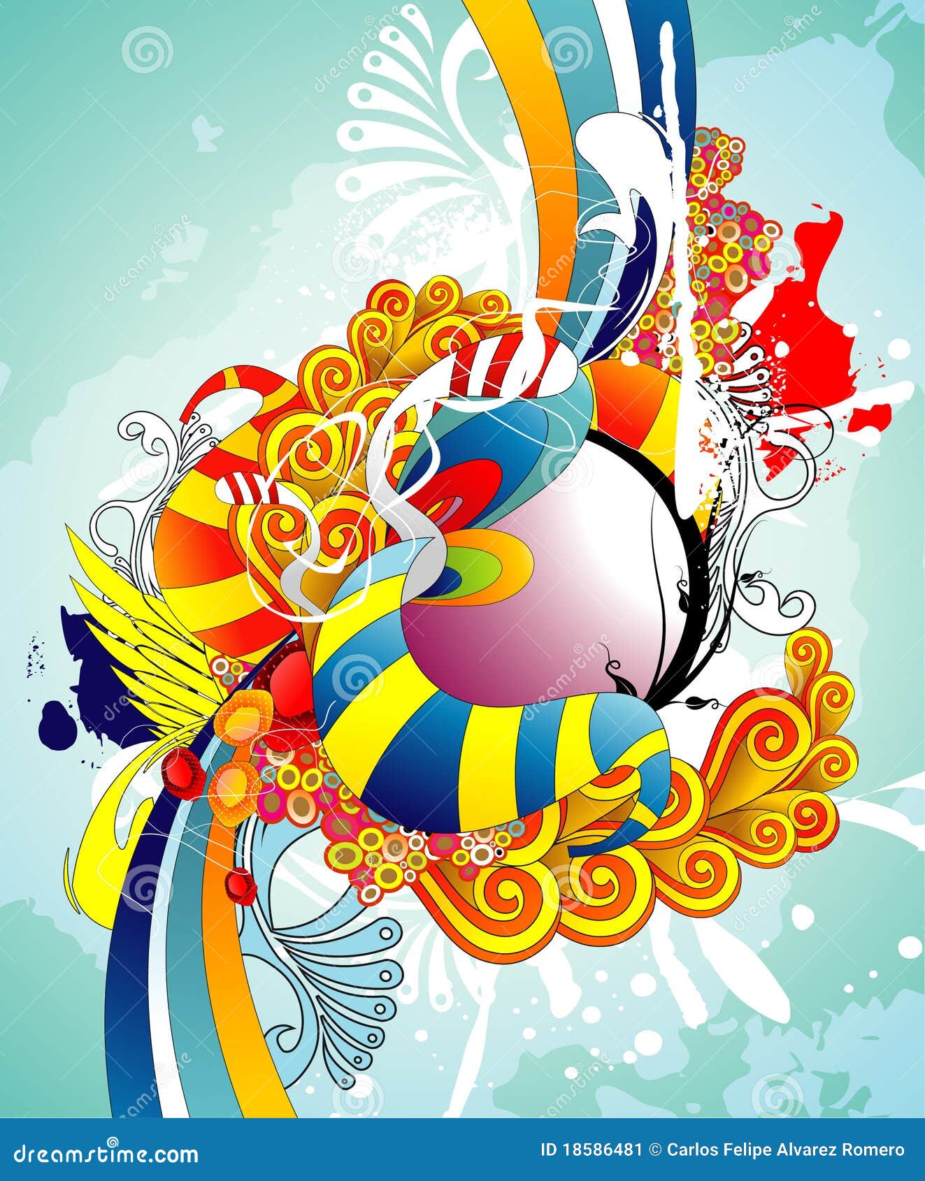 Abstract color fantasy stock vector. Illustration of fantasy - 18586481