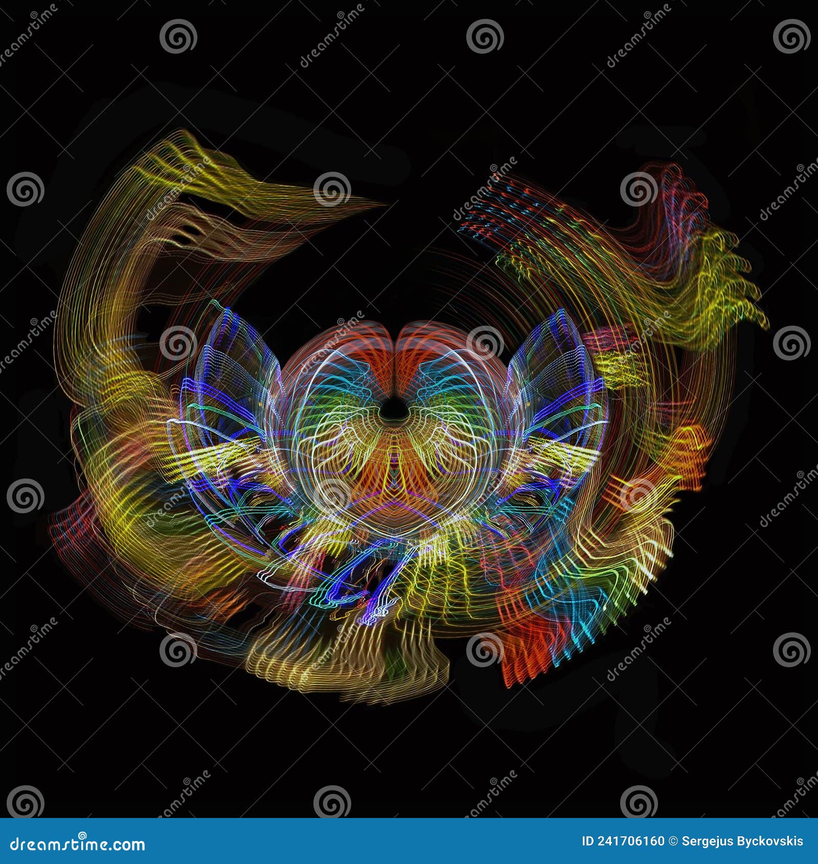 Abstract Color Forms and Lights Stock Illustration - Illustration of ...