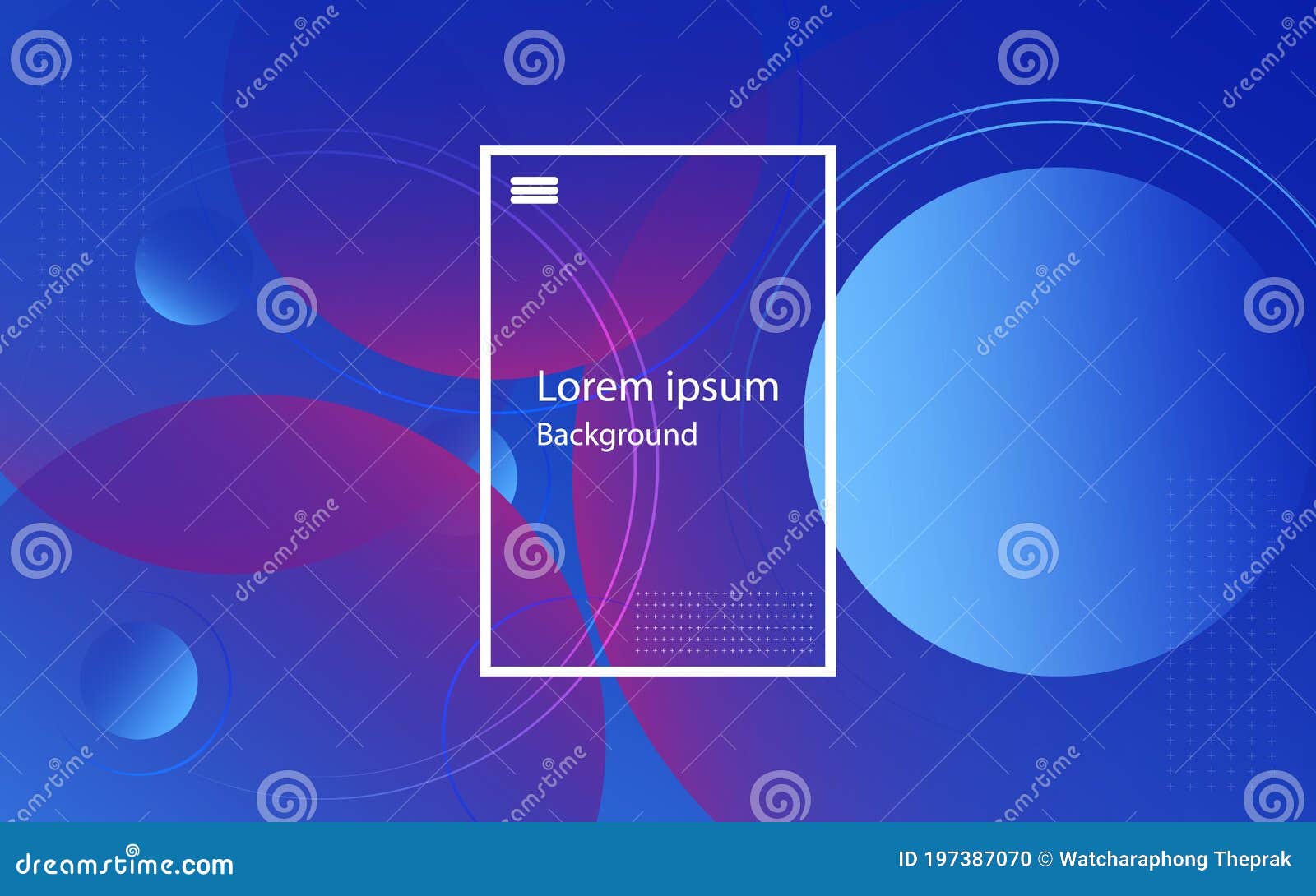 Abstract Color Full Modern Circle Cover Design Stock Vector ...