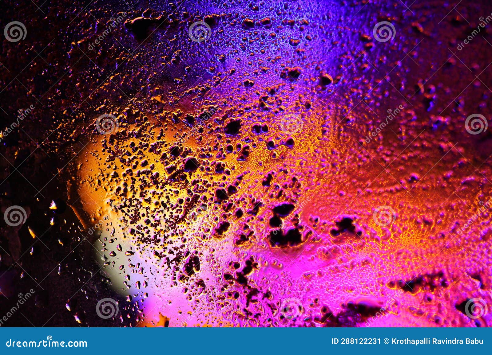Abstract Color Glass Texture Macro Shot Stock Image - Image of focus ...